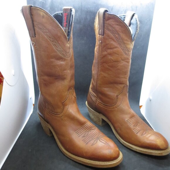 Laredo | Shoes | Vintage Laredo Leather Boots Soletech Cowboy Western ...